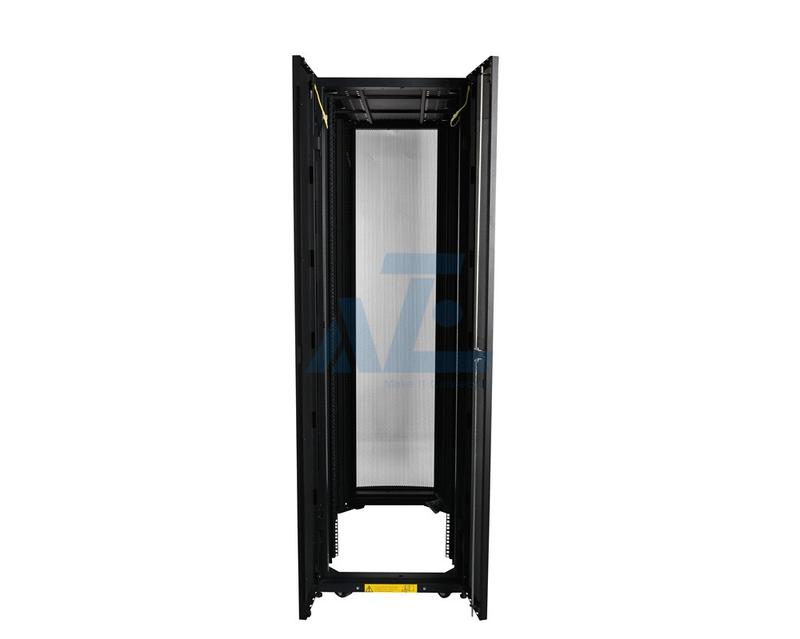 Server Rack Enclosure, 48U, Black, 2258H x 600W x 1200D mm | AZE